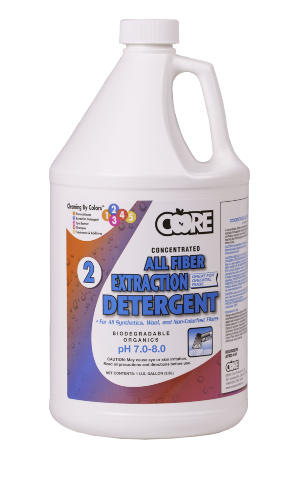 CORE AFED-Ready CLEANING BY COLORS ® ALL FIBER EXTRACTION DETERGENT ...